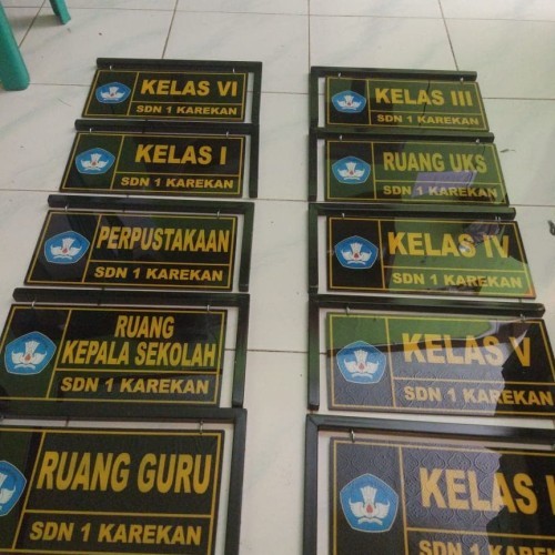 Jual PAPAN NAMA RUANG AKRILIK CUSTOM / Label sign room akrilik ...