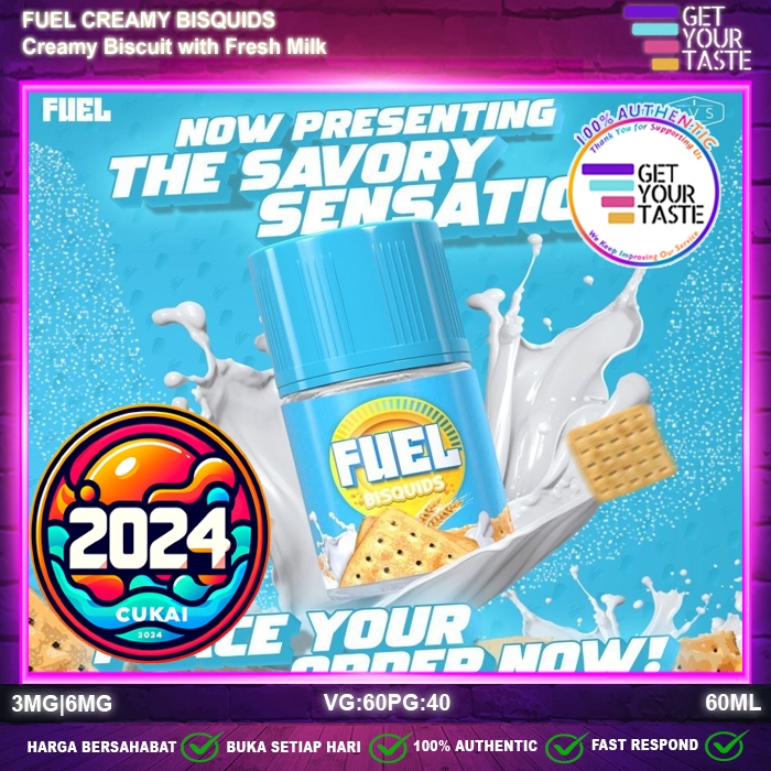 Jual Liquid FUEL Bisquids 60ML Freebase Biscuits by Iben MA x JVS ...