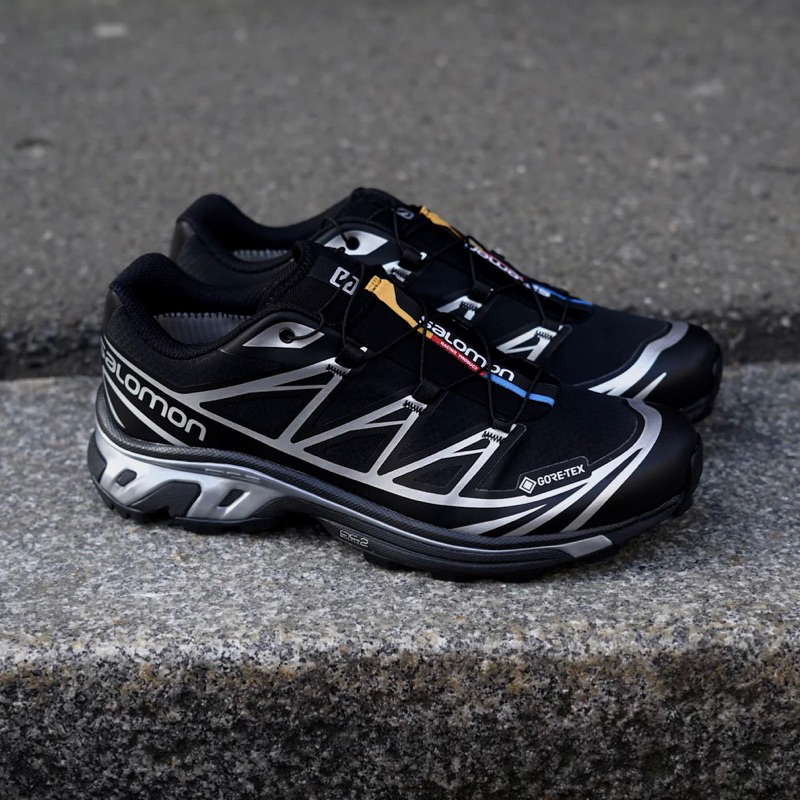 Jual SALOMON XT-6 GORETEX BLACK SILVER | Shopee Indonesia