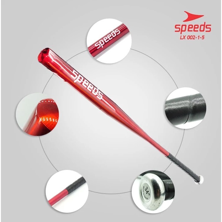 Jual Tongkat Baseball Stick Bat Speeds Aluminium "25 inci" | Shopee Indonesia