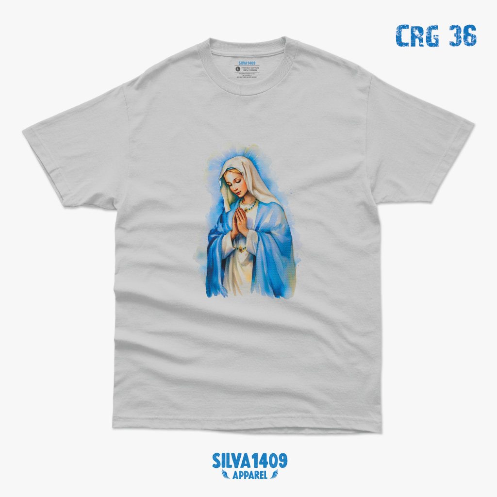Jual SILVA APPAREL l KAOS ROHANI KRISTEN KATOLIK I PRAY AVE MARIA l CRW ...