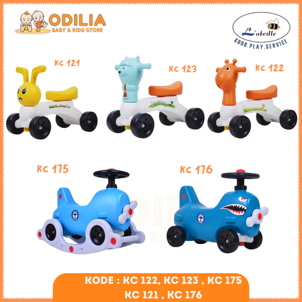 Jual Labeille Balance Bike Smart Rabbit , Giraffe ,Smart Sheep | Air ...
