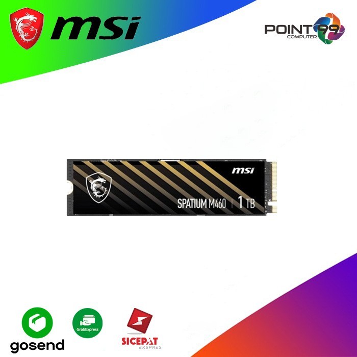 Jual MSI SPATIUM M460 PCIe 4.0 NVMe M.2 1TB [NVMe,Gen 4] | Shopee Indonesia