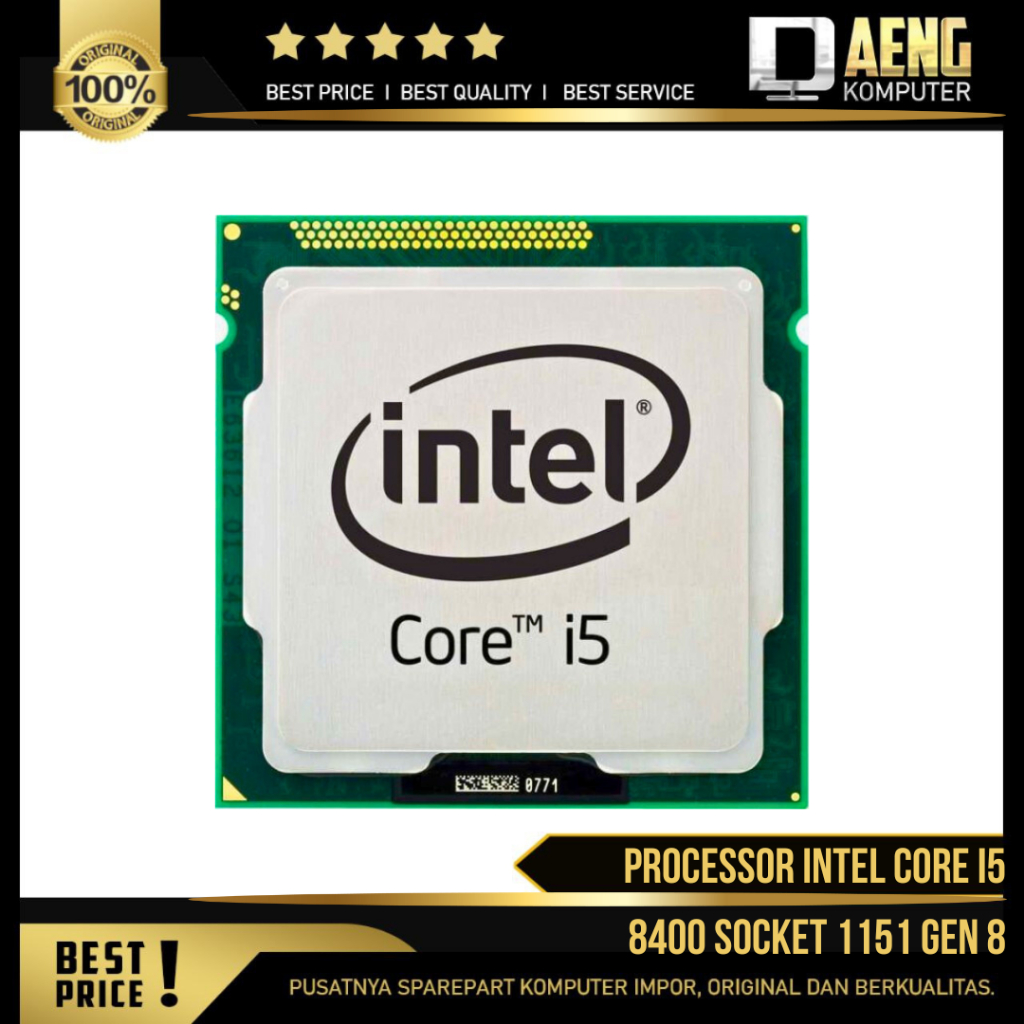 Jual Prosesor Intel Core i5 8400 Gen 8 Socket 1151 - Prosesor Murah & Terbaik untuk Gaming dan ...