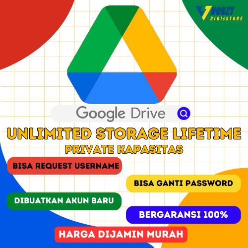 Jual GOOGLE DRIVE UNLIMITED STORAGE LIFETIME PRIVATE KAPASITAS ...