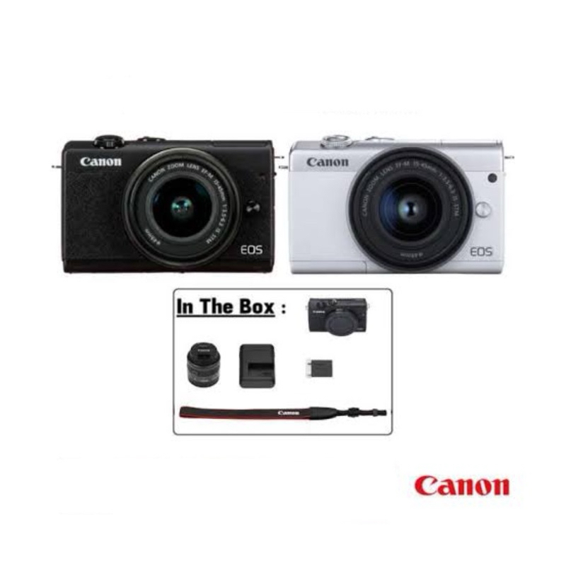 Jual Canon EOS M200 Kit 15-45MM IS STM 24.1MP Wifi 4k Layarsentuh ...