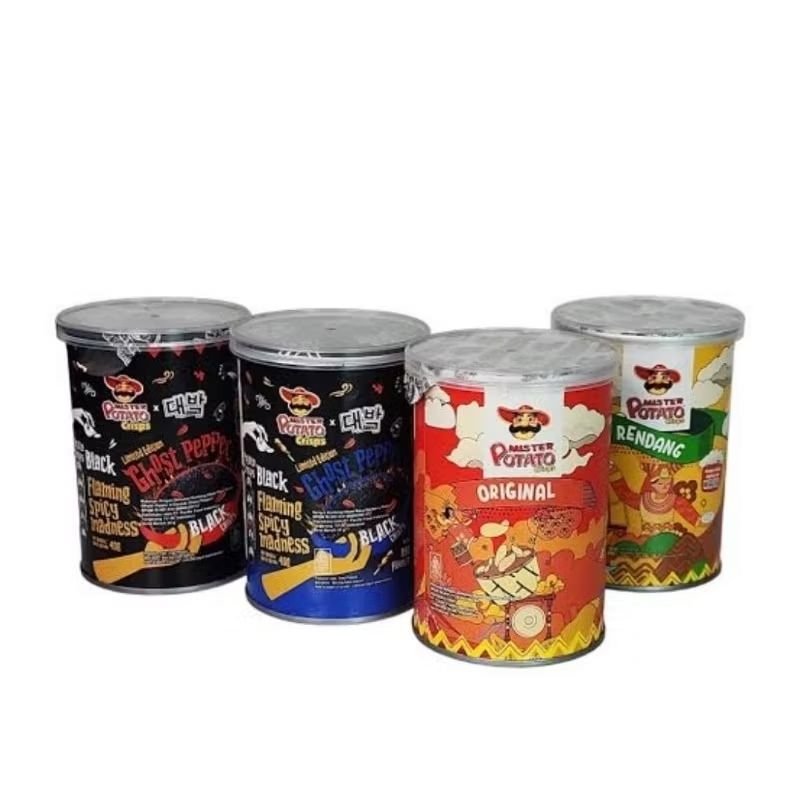Jual Mister Potato Ghost Paper Mini Berbagai Varian rasa | Shopee Indonesia