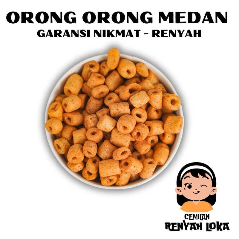 Jual [RENYAH LOKA] ORONG MINITOP (250 500 GR GRAM) | CEMILAN KHAS MEDAN ...