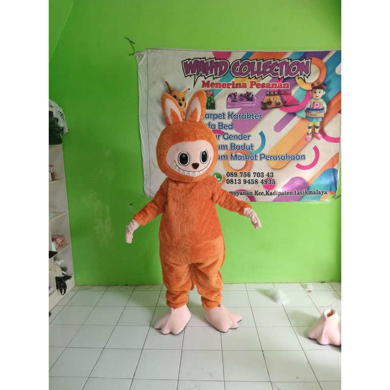 Jual Kostum badut labubu kuning | Shopee Indonesia