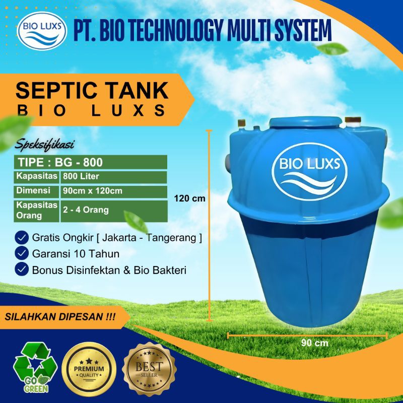 Jual Septic Tank Bio,Biotech,Bioluxs,Biofil BG 800 liter | Shopee Indonesia