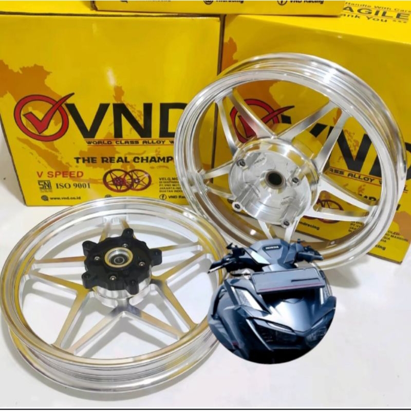 Jual VELG VND RACING V SPEED GEN1 V1 185x14 & 215x14 PCX 160 CBS ABS 185 215 RING 14 VSPEED GEN ...