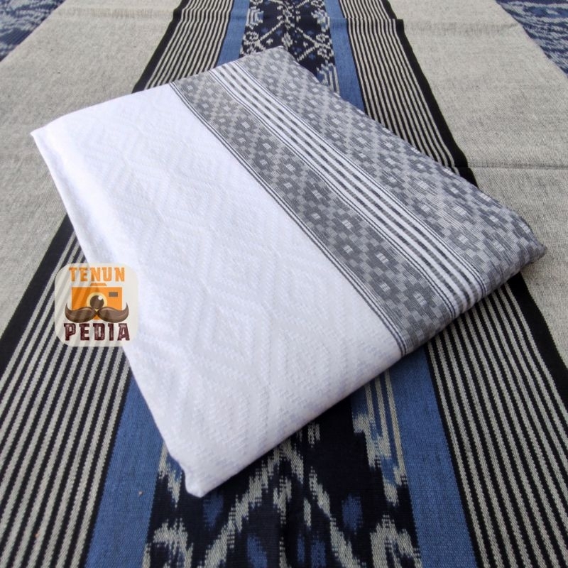 Jual Kain Songket Tenun Baron Putih Premium | Shopee Indonesia