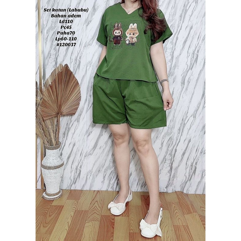 Jual Oneset labubu / setelan katun labubu /setelan wanita | Shopee ...
