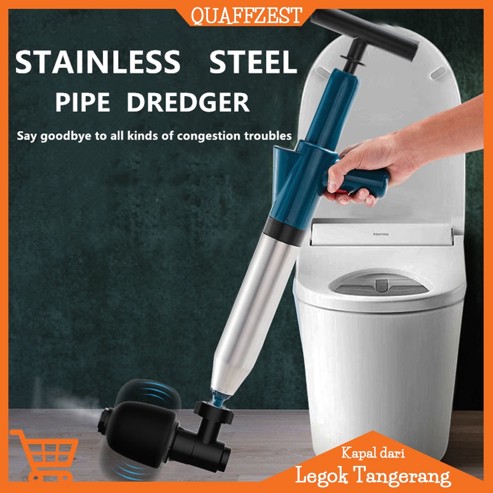 Jual Pompa Anti Sumbat Toilet/Drain Buster Air Pump Toilet Plunger ...