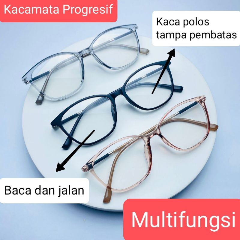 Jual Kacamata baca dan jalan lensa progresif bluray unisex laki-laki ...