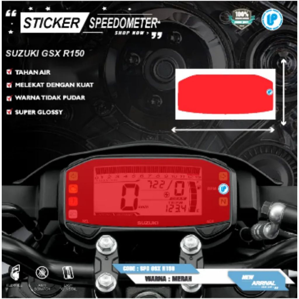 Jual STICKER ANTIGORES SPEEDOMETER SUZUKI GSX R150# | Shopee Indonesia