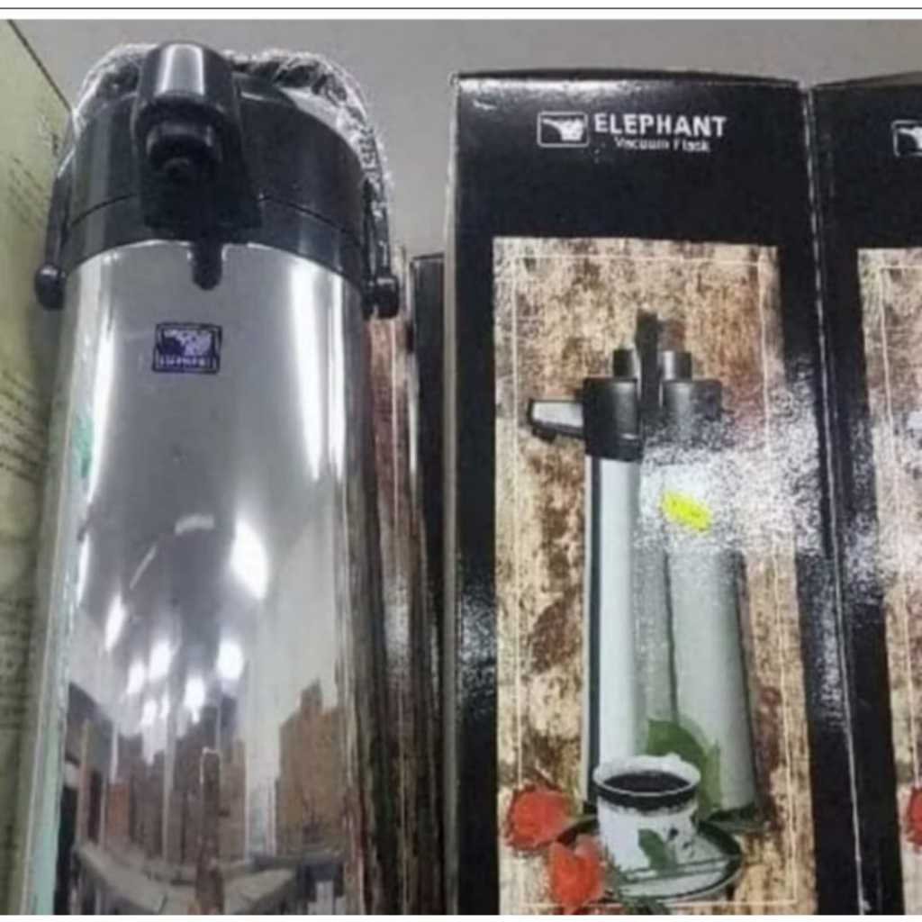 Jual termos air panas elephant 2,5 liter / thermos air panas stainless ...