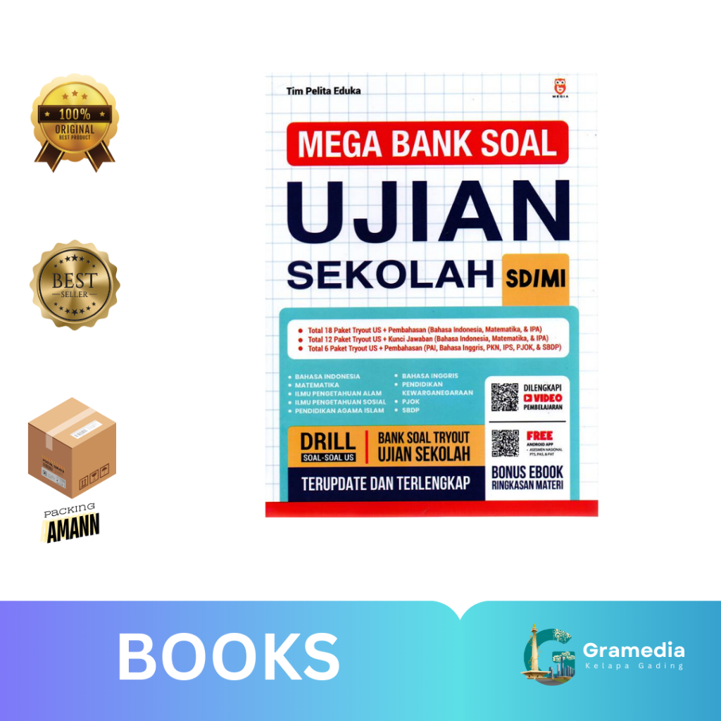 Jual Gramedia MKG - Buku Pendidikan Mega Bank Soal US SD/MI (Tim Pelita Eduka) | Shopee Indonesia