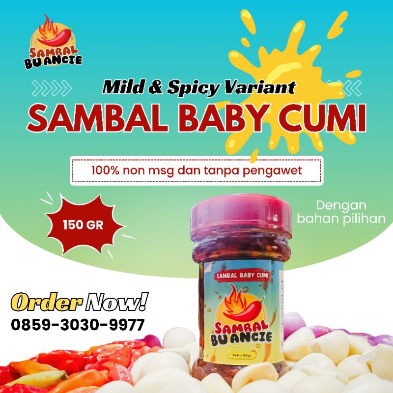 Jual Sambal Baby Cumi Spicy 150 Gram | Shopee Indonesia