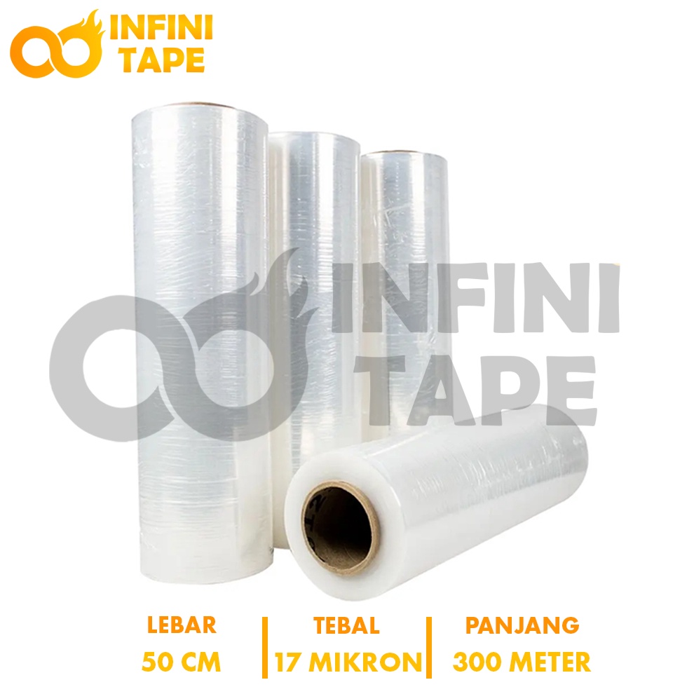 Jual Plastik Wrapg Stretch Film Bening Hitam 5 Cm X 3 Meter X 17 Mikron | Shopee Indonesia
