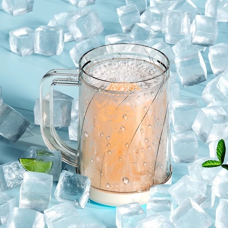 Jual GELAS ESBATU PENDINGIN MINUMAN 400ML BAHAN PP/PET 2LAPIS TANPA ...
