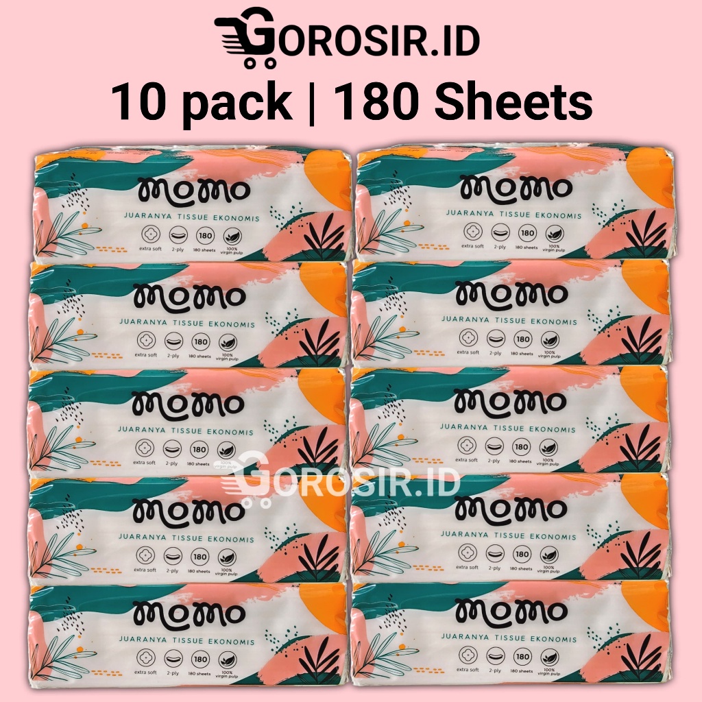 Jual momo tissue 1 sheets 2 ply 1 Pack | Shopee Indonesia