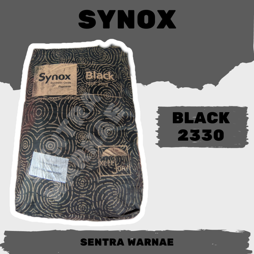 Jual Pewarna Pigment/Iron Oxide/Oker/Verf - Synox Hitam / Black 2330 | Shopee Indonesia