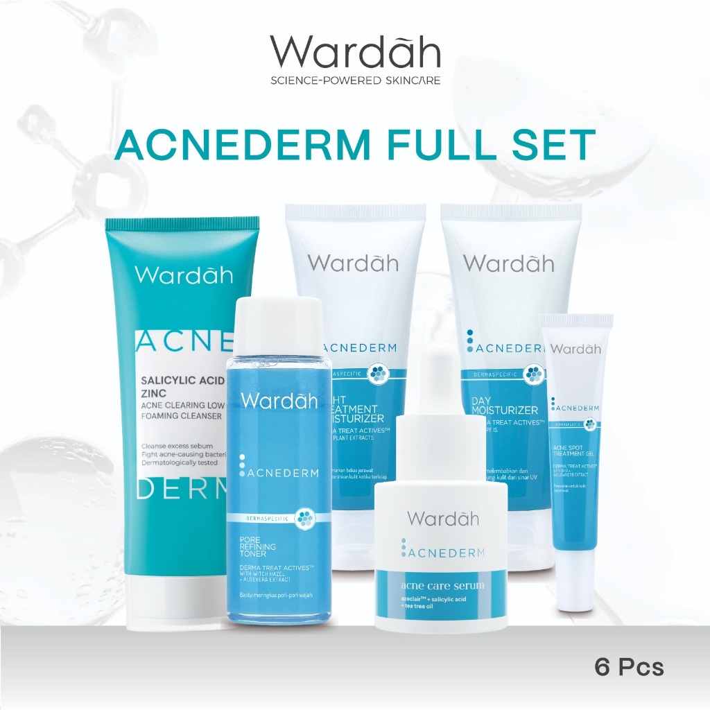Jual WARDAH Paket Essential - Serum + Moisturizer + Cleanser - Azeclair ...