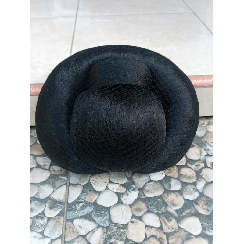 Jual sanggul sinden sunda uk xl/ sanggul bajidor/sangguljaipong ...