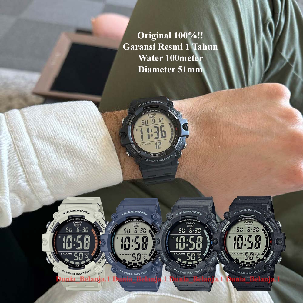 Jual Original 100%!! Casio AE-1500WH-1AVDF AE-1500WH-2AVDF AE-1500WH-8AVDF AE-1500WH-8B2VDF Jam ...