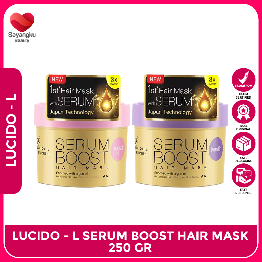 Jual LUCIDO-L Serum Boost Hair Mask 250gr | Shopee Indonesia