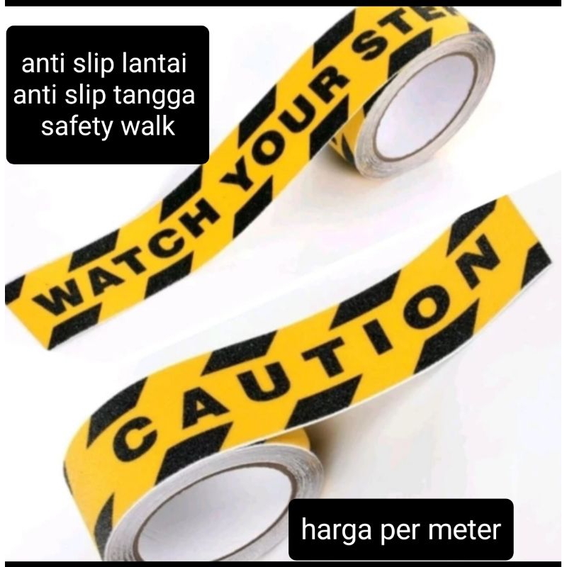 Jual Anti slip lantai anti slip tangga safety walk tape lebar 5 cm ...