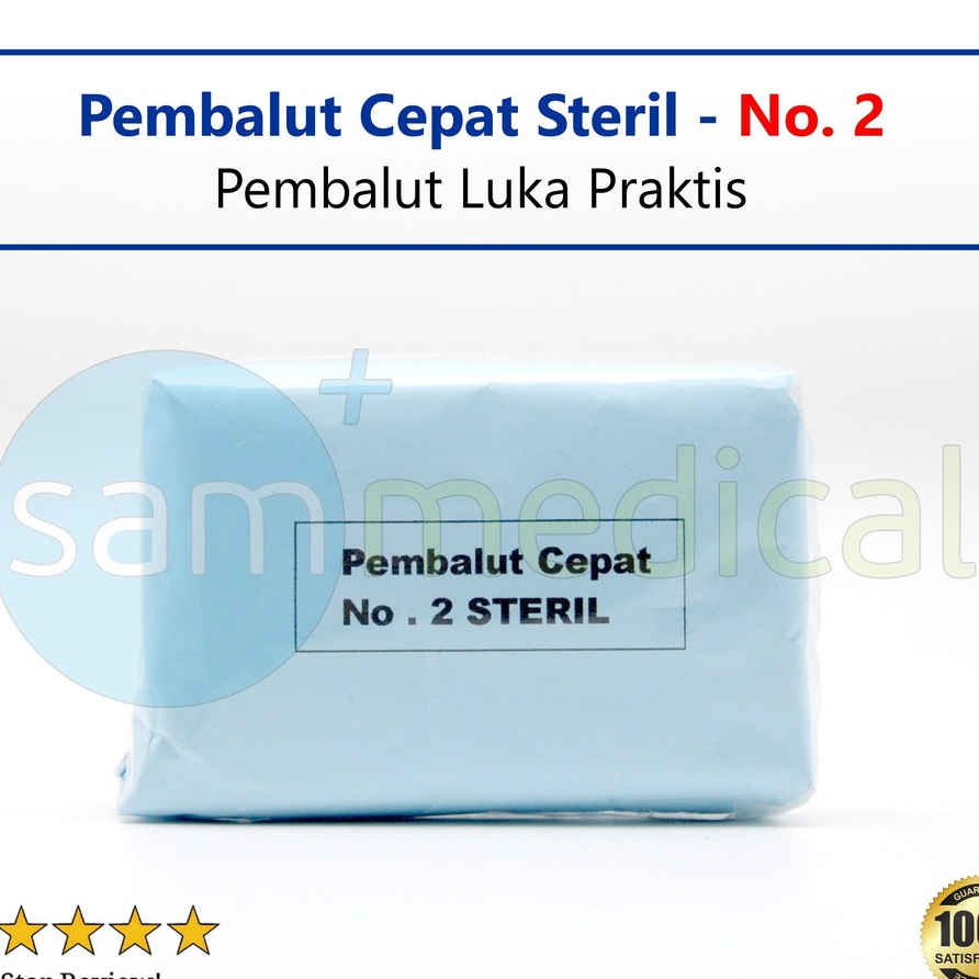Jual Pembalut Cepat Steril / Pembalut Luka Praktis / Pembalut P3K PER ...