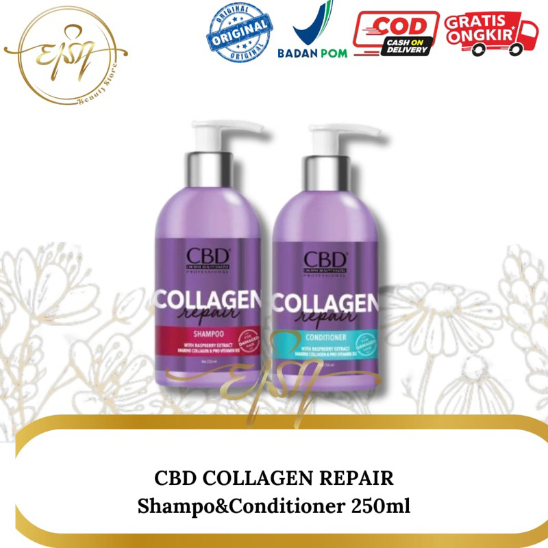 Jual CBD COLLAGEN Shampoo& Conditioner 250ml | Shopee Indonesia