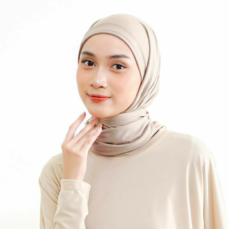 Jual khita.hijab - Pashmina Inner Spandex 2in1 | Pashmina Instant Bahan ...