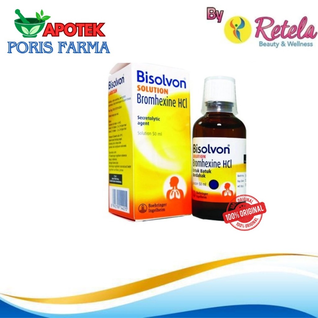 Jual Bisolvon Solution 50ml | Shopee Indonesia