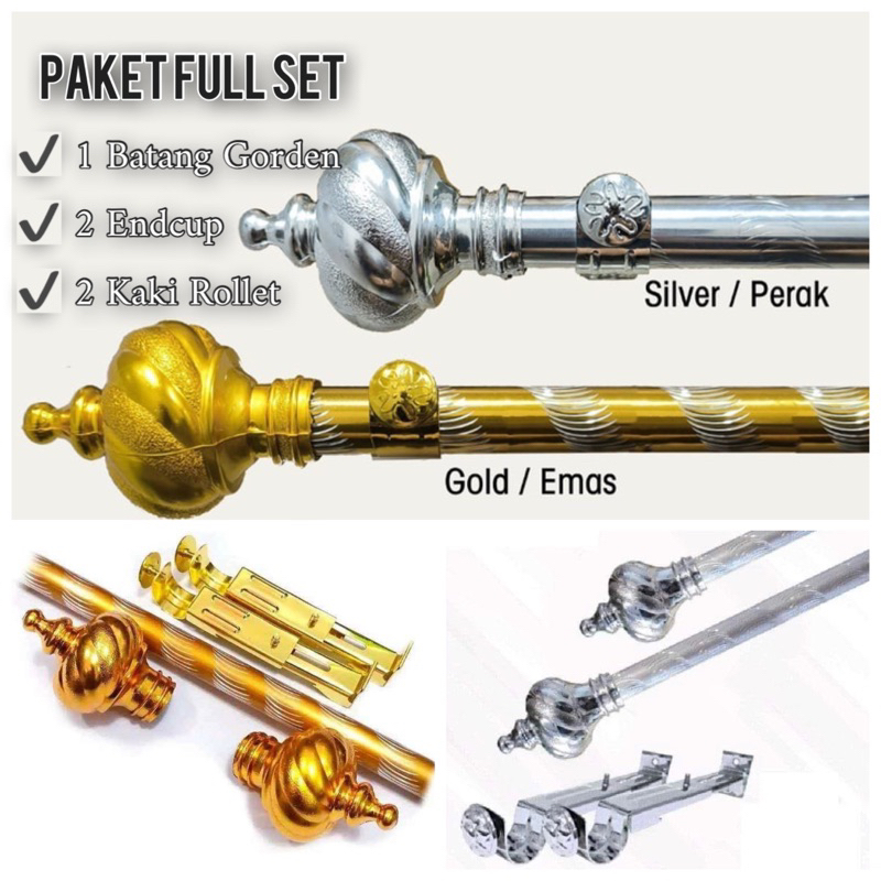 Jual BATANG GORDEN FULLSET | BESI GORDEN KOMPLIT | BATANG BESI REL ...