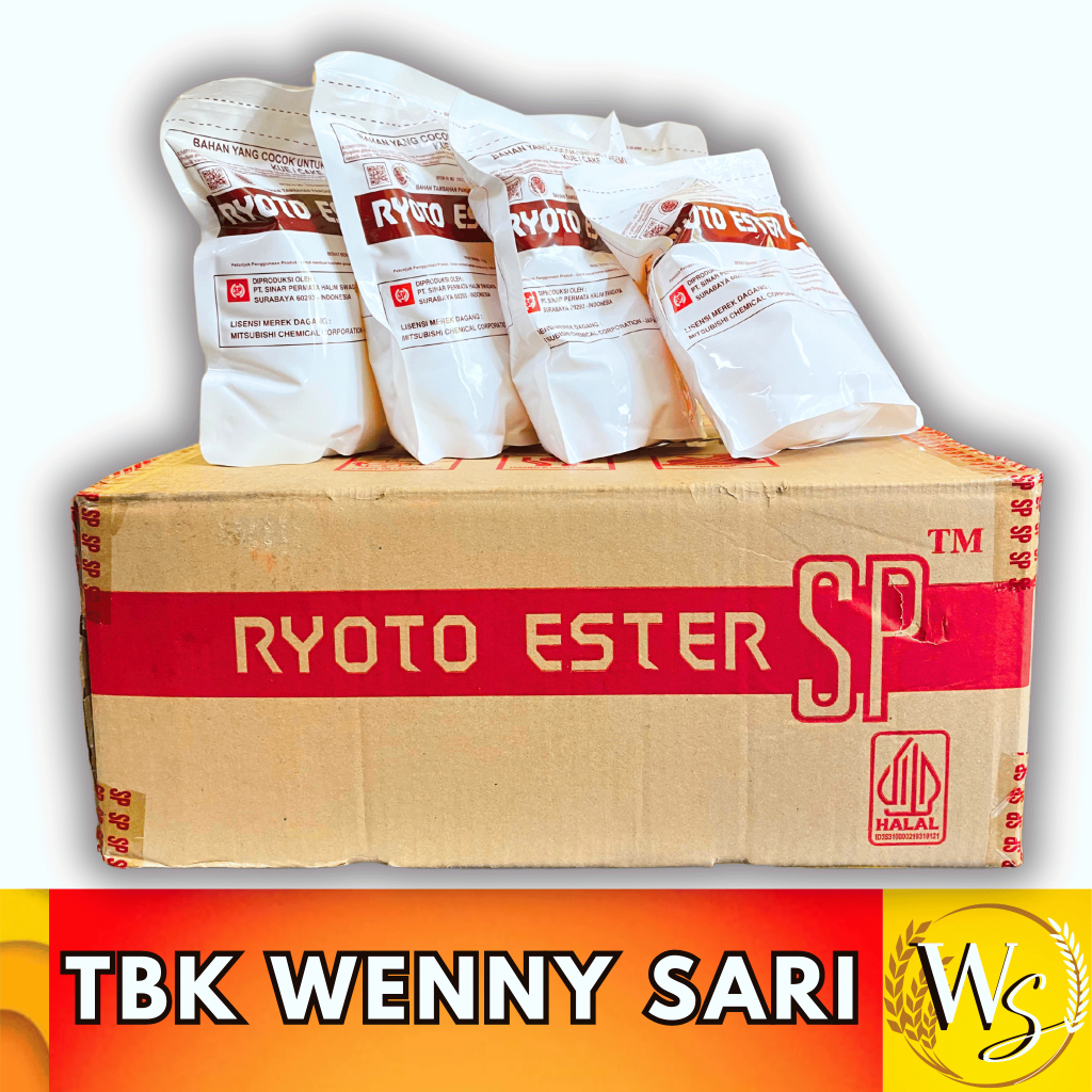 Jual Ryoto Ester Emulsifier SP 1 KG x 15 ( 1 DUS ) | Shopee Indonesia