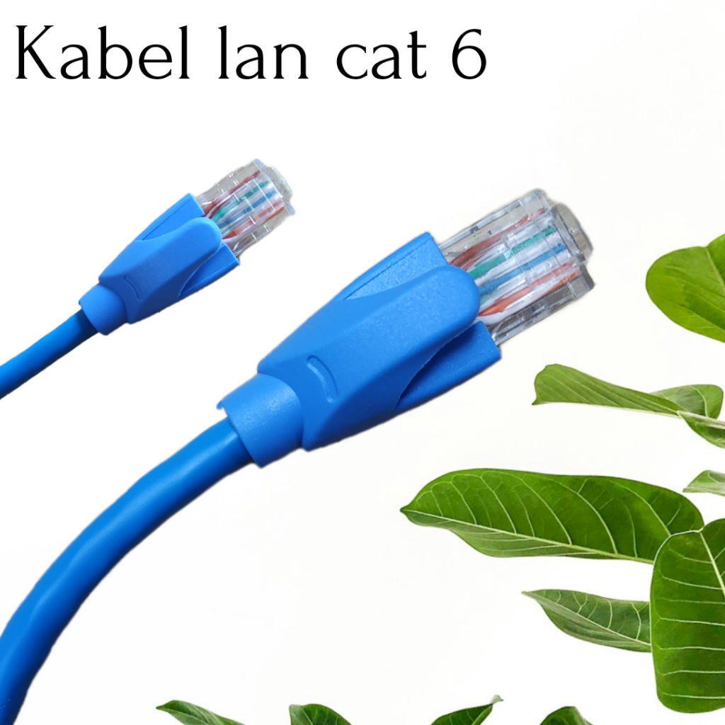 Jual Kabel lan UTP cat 6 rj45 ethernet gigabit suport poe 30/50/100cm ...