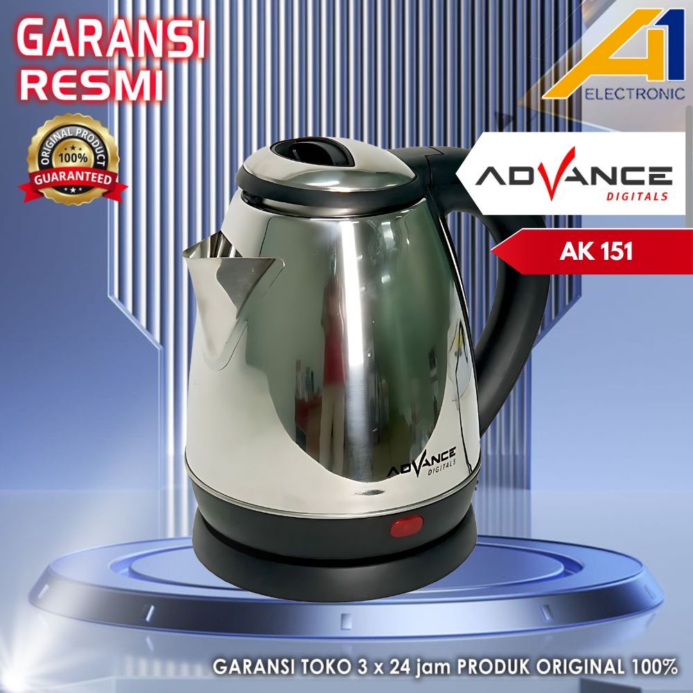 Jual ADVANCE Teko Listrik AK-151 / AK151 Ketel Stainless Steel 1,5 ...