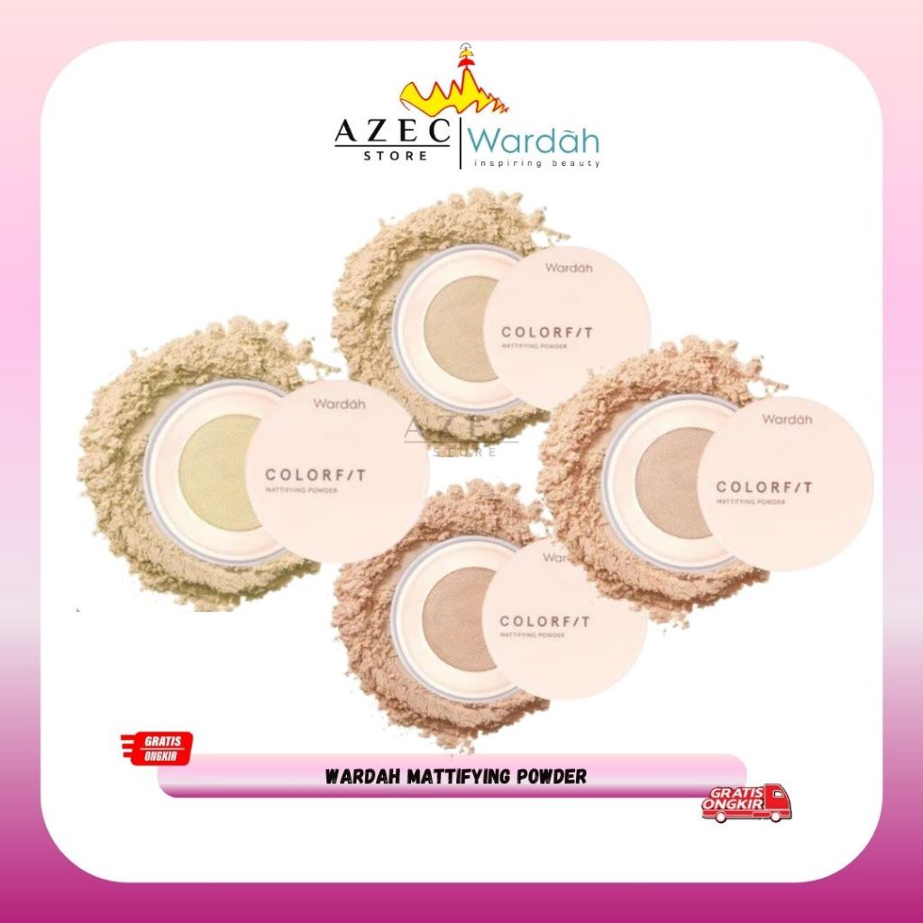 Jual (BEDAK TABUR) Wardah Colorfit Mattifying Powder | Shopee Indonesia