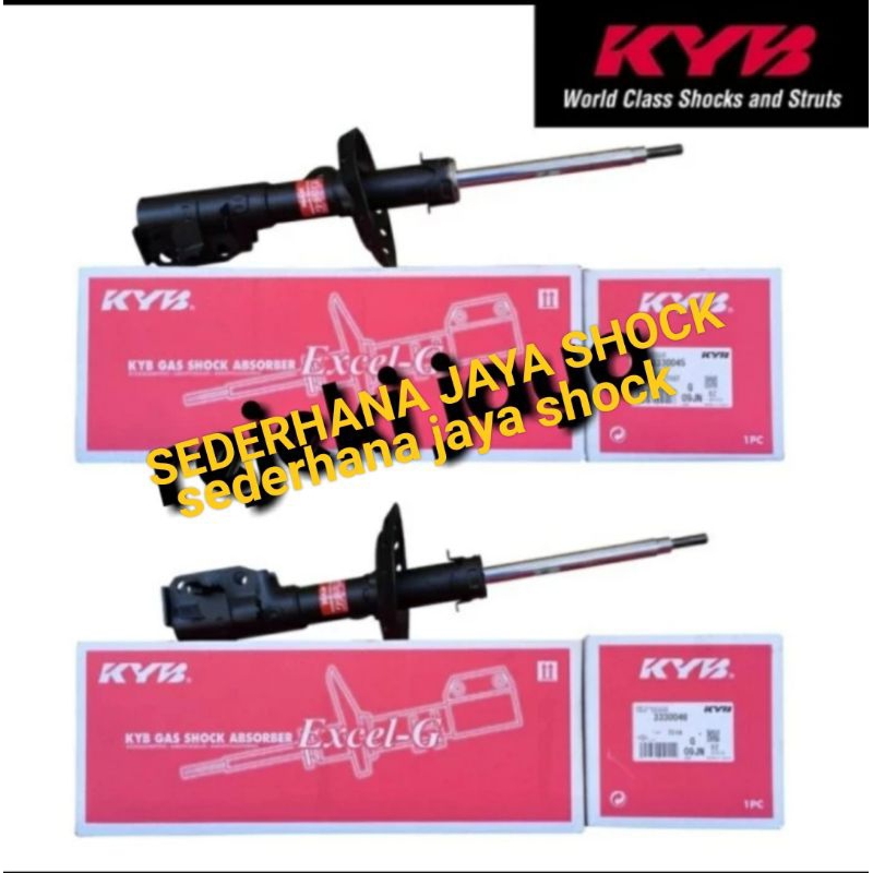 Jual shock absorber shockbreaker merek kyb Excel-G Honda Mobilio depan ...