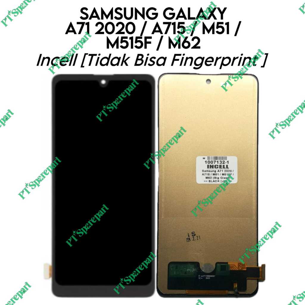 Jual LCD Touchscreen Fullset Samsung Galaxy A71 4G / M51 / M62 / A715 ...