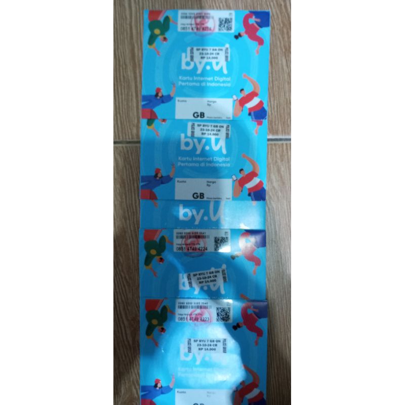 Jual Kartu Kuota Byu 7 GB harga promo | Shopee Indonesia