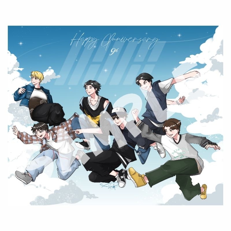Jual POSTER JUMBO KPOP iKON TAKE OFF "U" , FANART BY DonutRanger ...