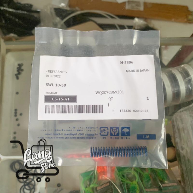 Jual Per misumi biru tua kode SWL 10-50 - Spring misumi original japan ...
