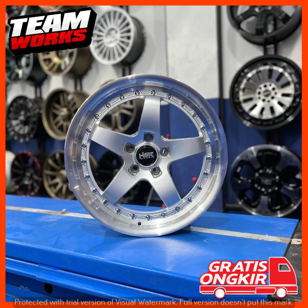 Jual VELG RACING CELONG RING 18 HSR BOB SILVER CHROME LUBANG 5 ET40/38 MOBIL HRV CIVIC XPANDER ...