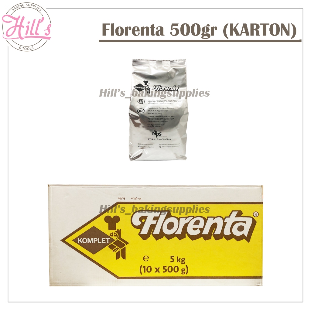 Jual ( KARTON ) TEPUNG FLORENTA 500 gr / FLORENTINE POWDER PREMIX FLOUR ...