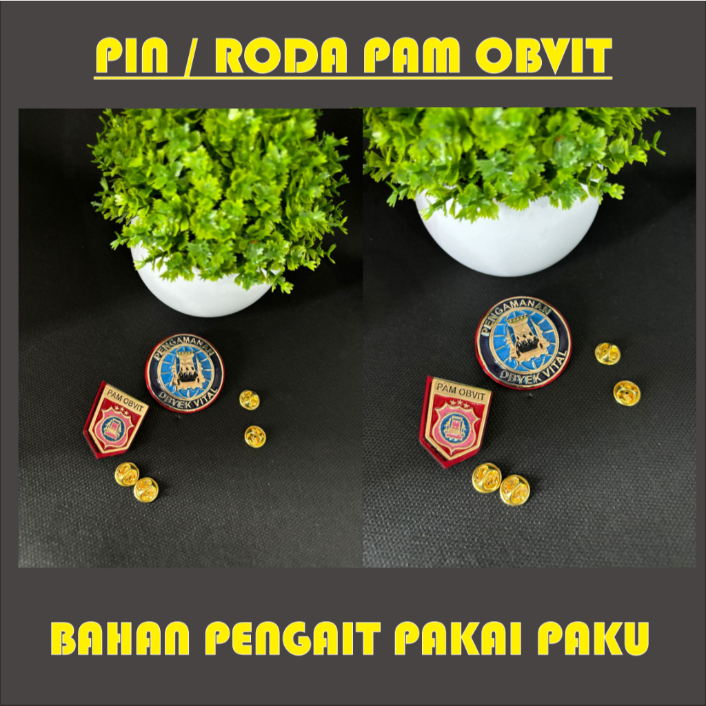 Jual PIN PENGAMAN OBYEK VITAL , PIN PAMOBVIT, RODA PAMOBVIT // BAHAN ...