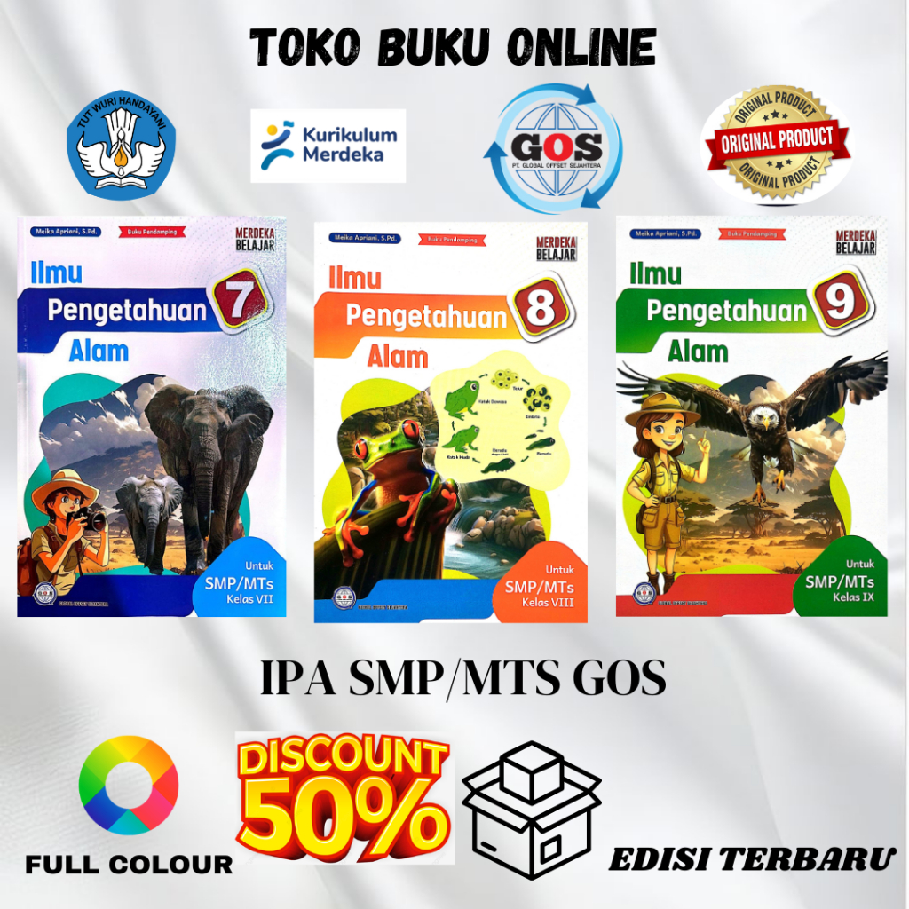 Jual Buku Siswa Pendamping IPA (Ilmu Pengetahuan Alam) Kelas 7,8,9 Smp/Mts Kurikulum Merdeka ...